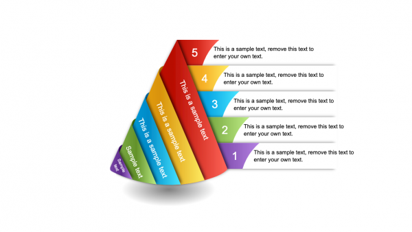 3D Cone Staircase Diagram - Smart Diagram